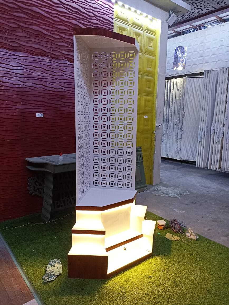 Buy WPC Jali Mandir with Drawers Online | Best Price Guaranteed