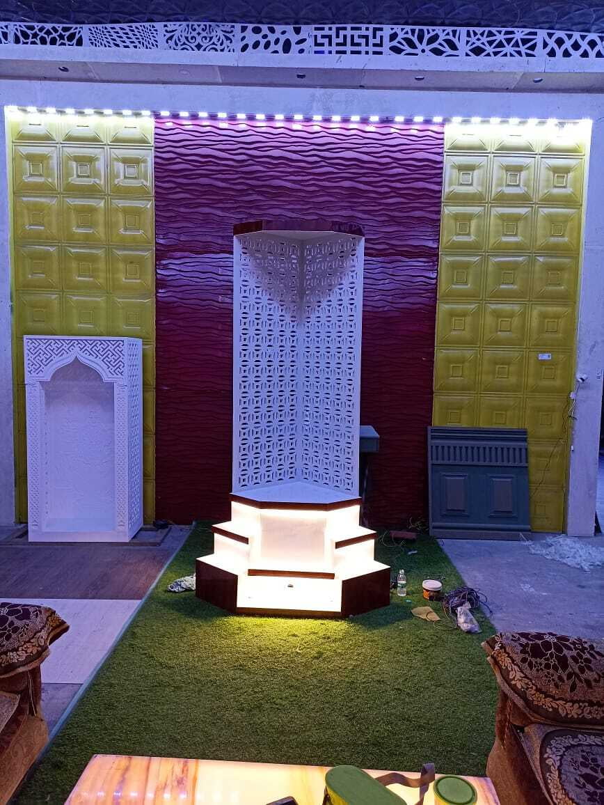 Buy WPC Jali Mandir with Drawers Online | Best Price Guaranteed