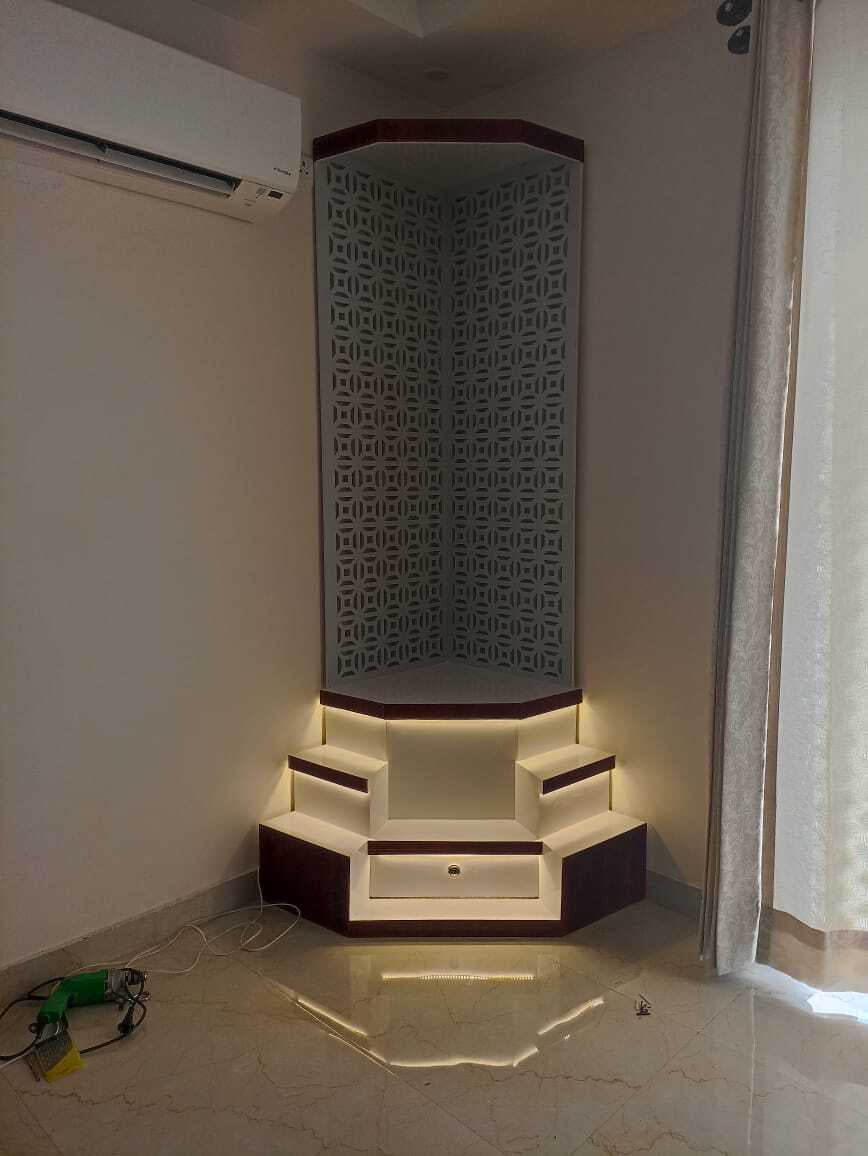 Buy WPC Jali Mandir with Drawers Online | Best Price Guaranteed