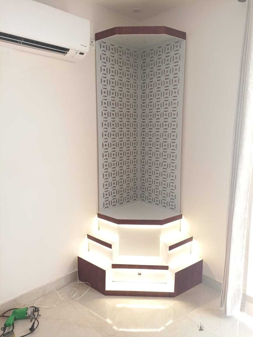 Buy WPC Jali Mandir with Drawers Online | Best Price Guaranteed