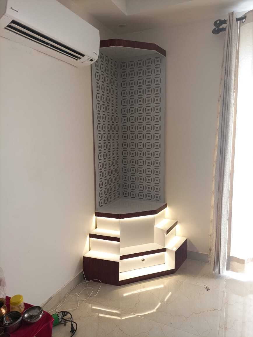 Buy WPC Jali Mandir with Drawers Online | Best Price Guaranteed