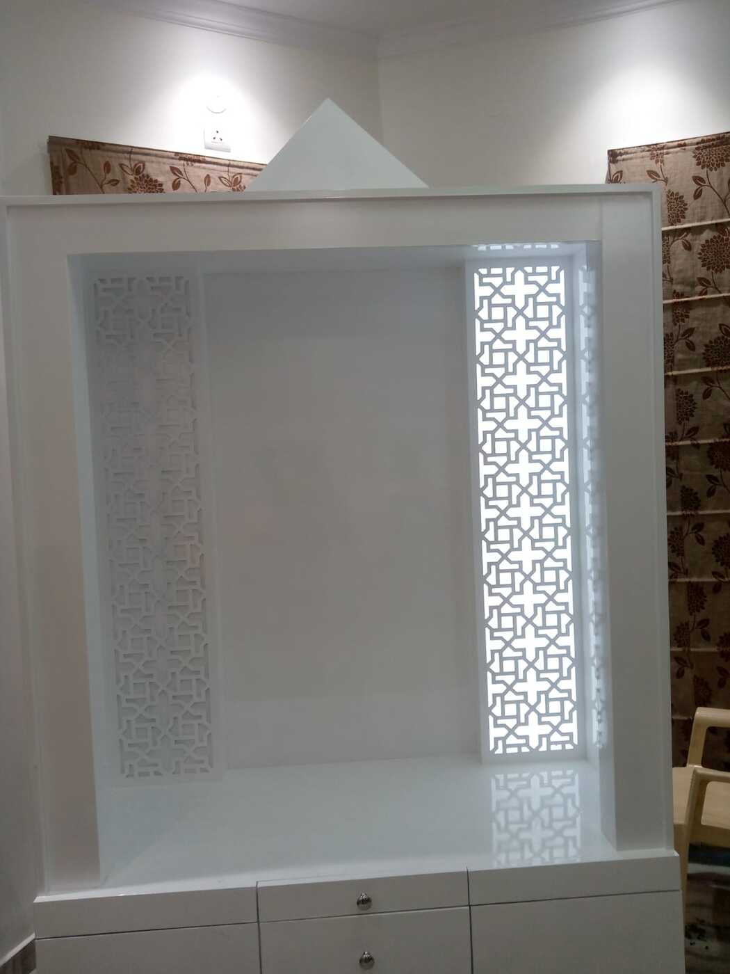 Buy Om Mandir with WPC Jali & Drawers Online at Best Price