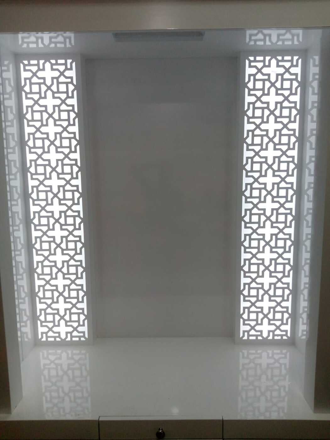 Buy Om Mandir with WPC Jali & Drawers Online at Best Price